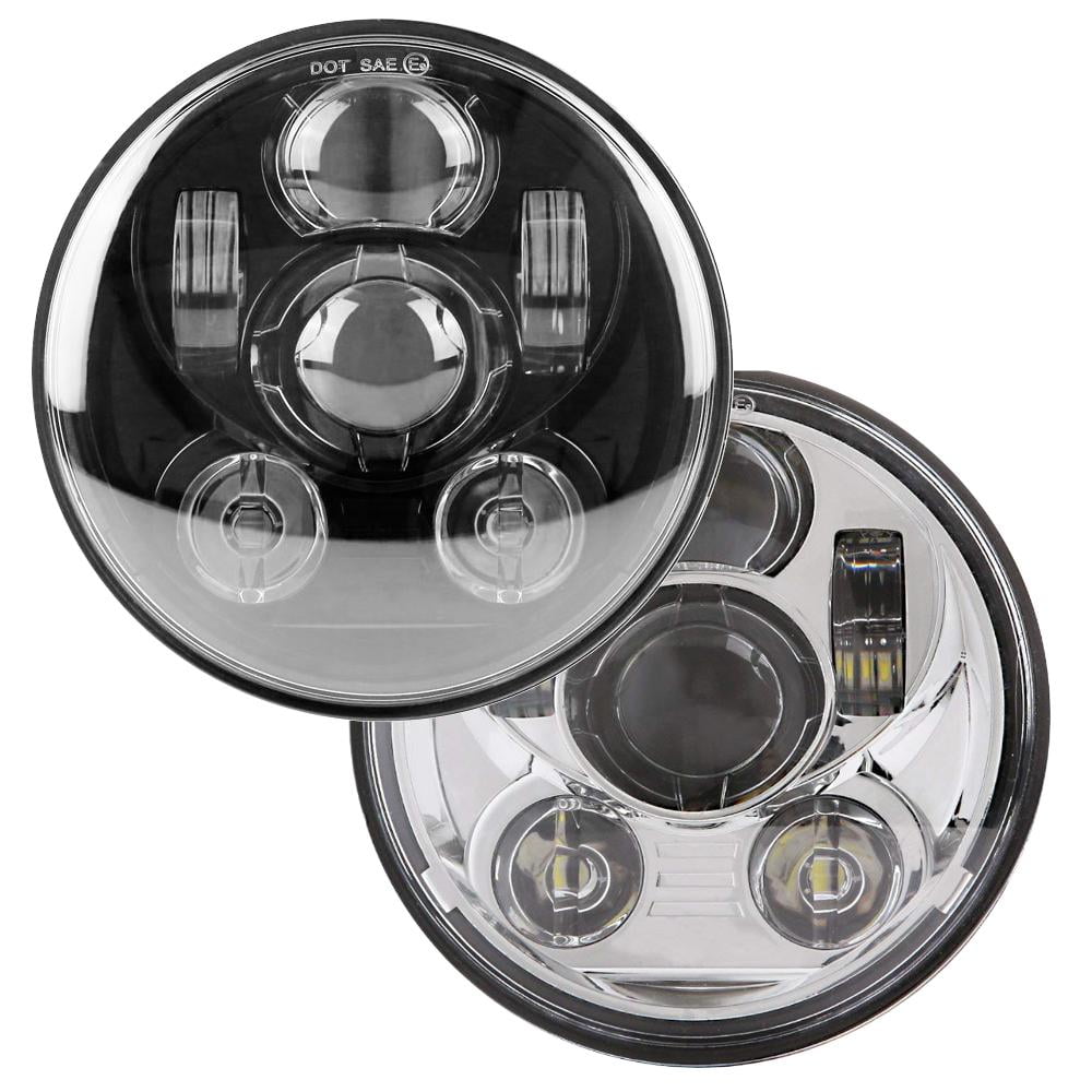 Eagle Lights 5 3/4" 8900 Series Generation III LED Projection Headlight For Indian Scout, Scout ...