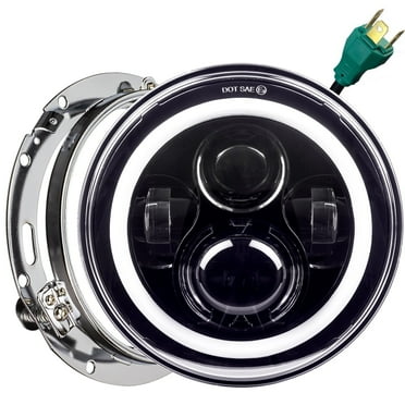 Eagle Lights 7" LED Headlight and 4.5" LED Passing Light Kit with Halo ...