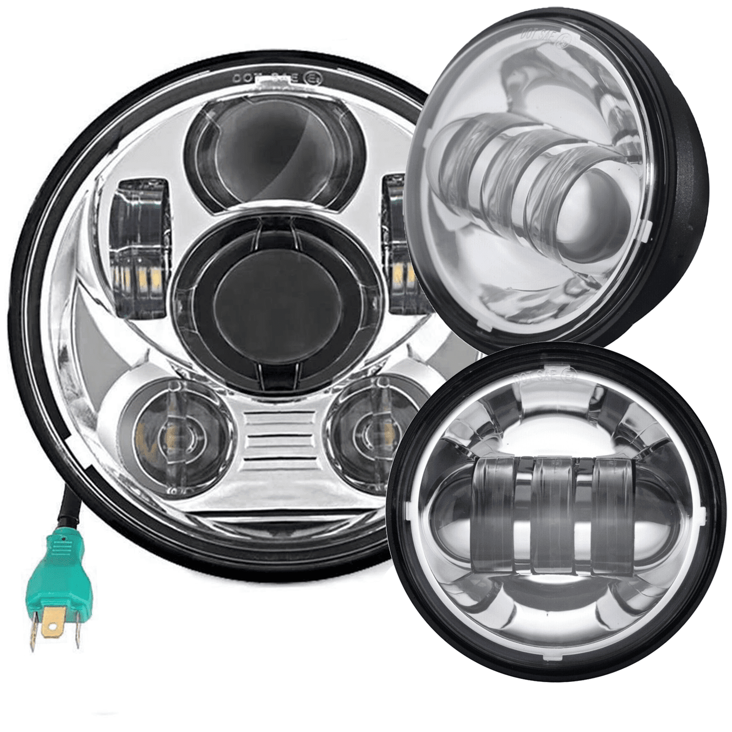 Eagle Lights 8900PK Heritage Springer Headlight and Passing Light Kit ...