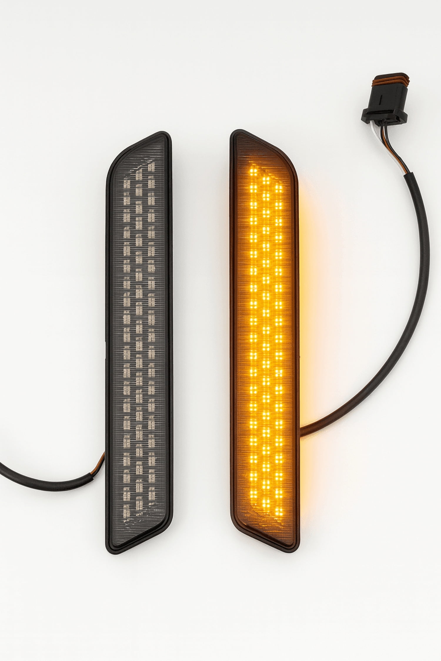 Eagle Lights Fork Reflector Insert LED Running Lights and Turn Signals ...