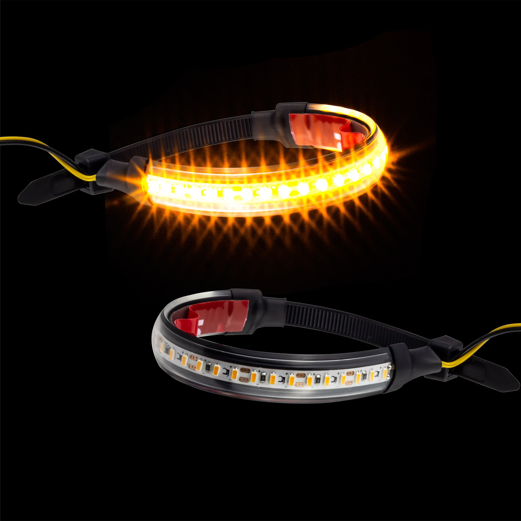 Eagle Lights Fork Turn Signals - Wrap Around - For 39MM - 60MM Fork ...