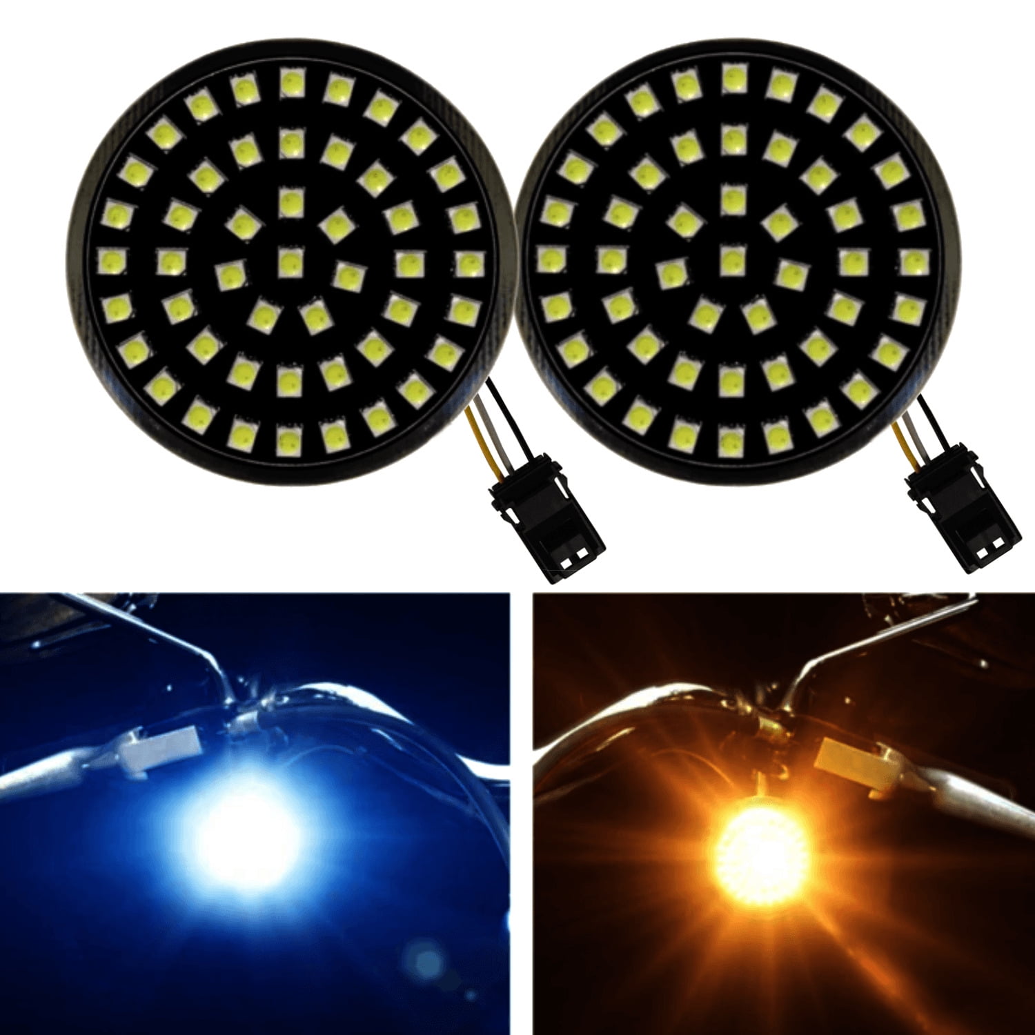 Eagle Lights Generation II Midnight Edition Front LED Turn Signals for ...