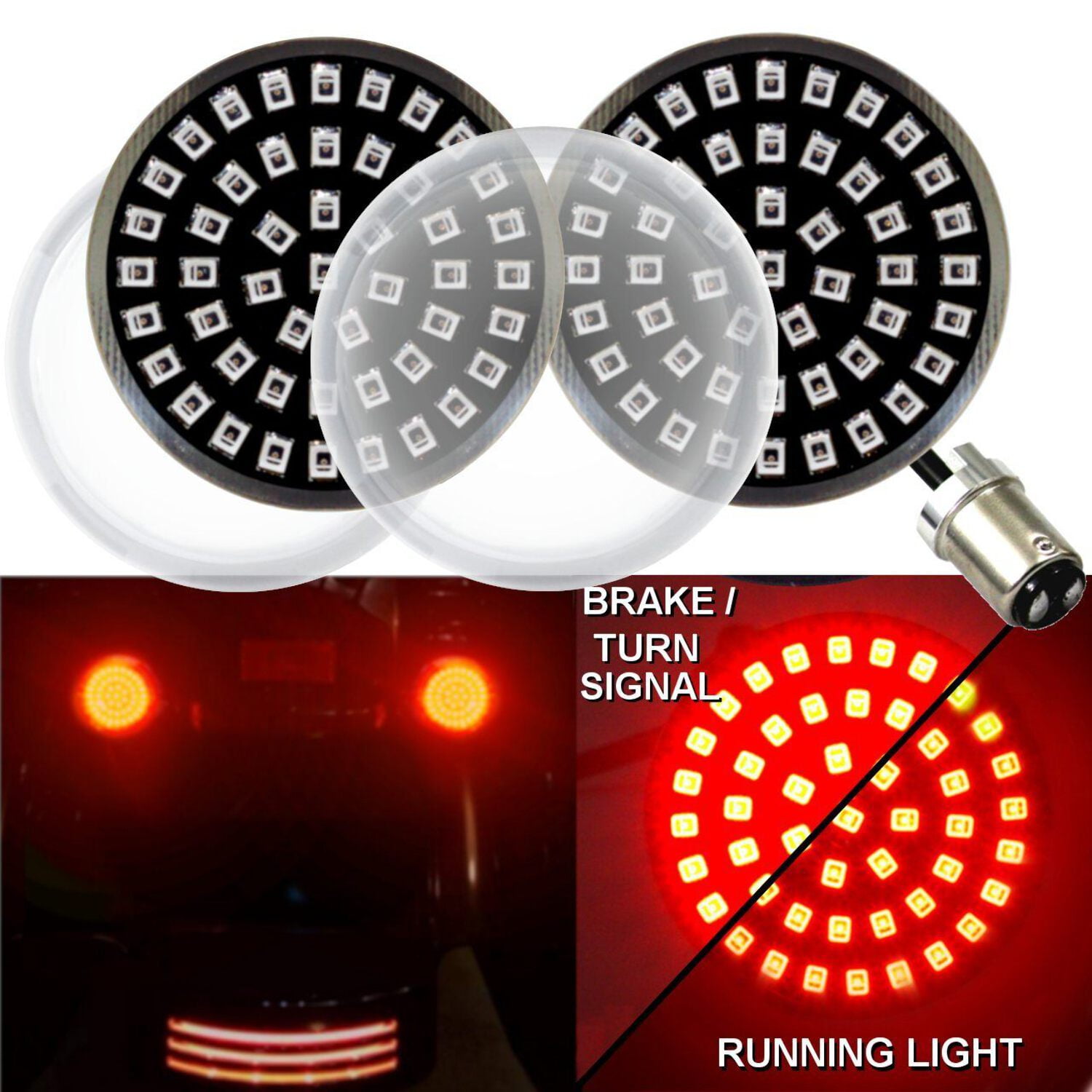 Eagle Lights Generation II Midnight Edition Rear LED Turn Signals with ...