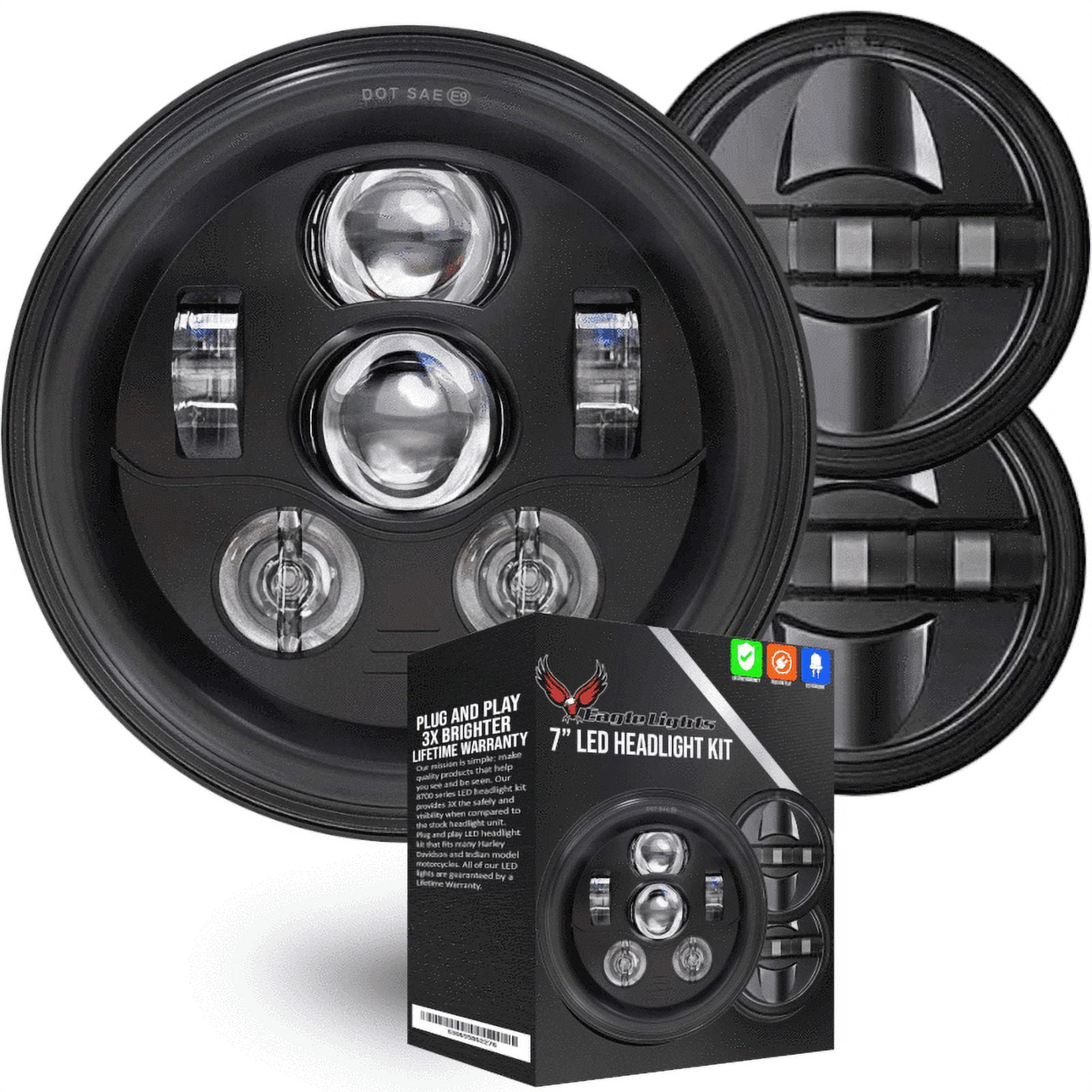 Eagle Lights LED Headlight and Spot Light Upgrade for Indian Chieftain ...