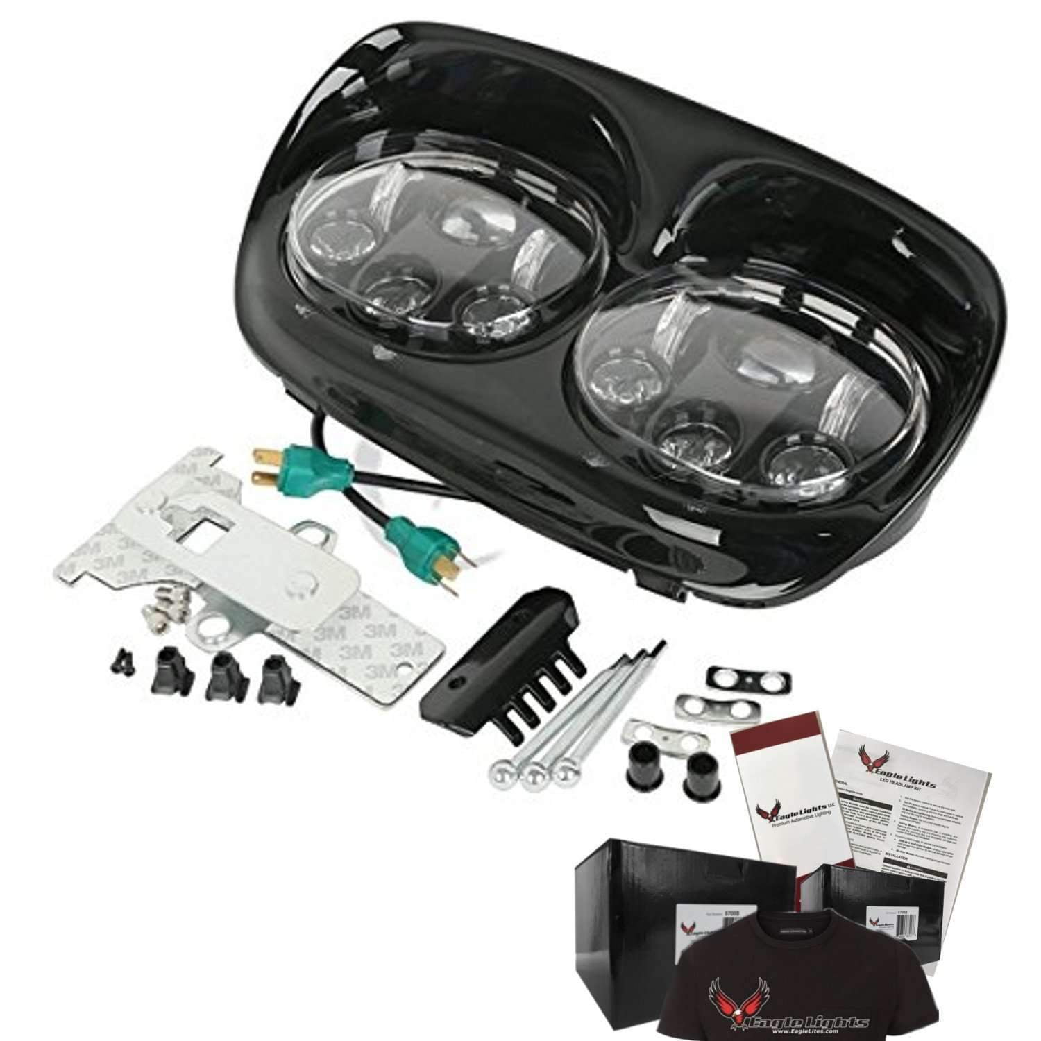 Eagle Lights Road Glide 1998 - 2013 LED LED Projection Headlight for ...