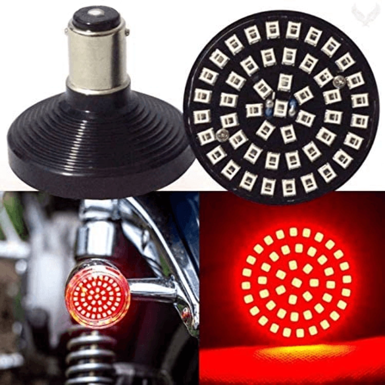 Eagle Lights SUNBURST Rear 2" LED 1156 Turn Signals for Harley-Davidson ...