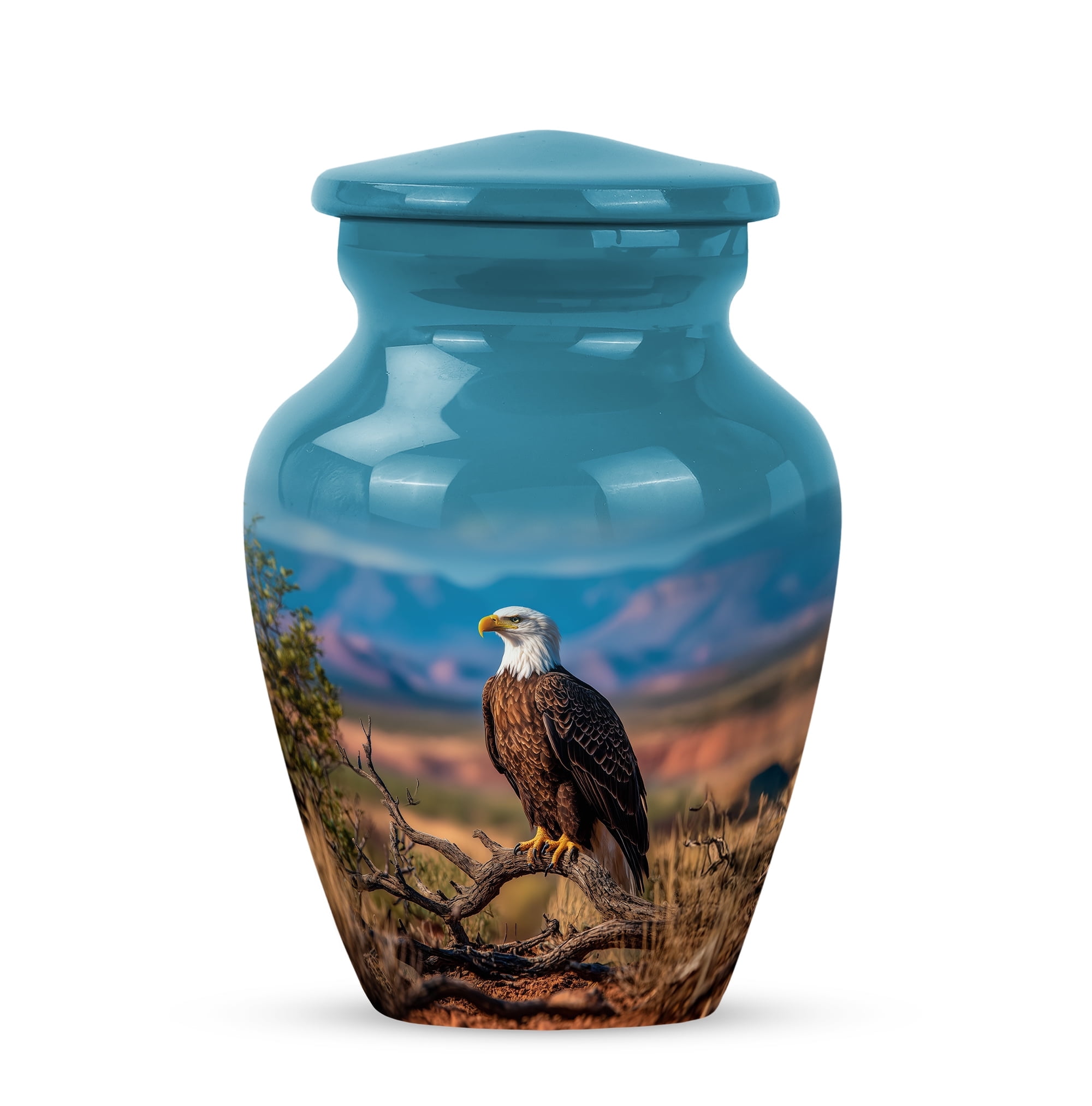 Eagle Little Cremation Urn For Men Women Ashes - Decorative Keepsake ...