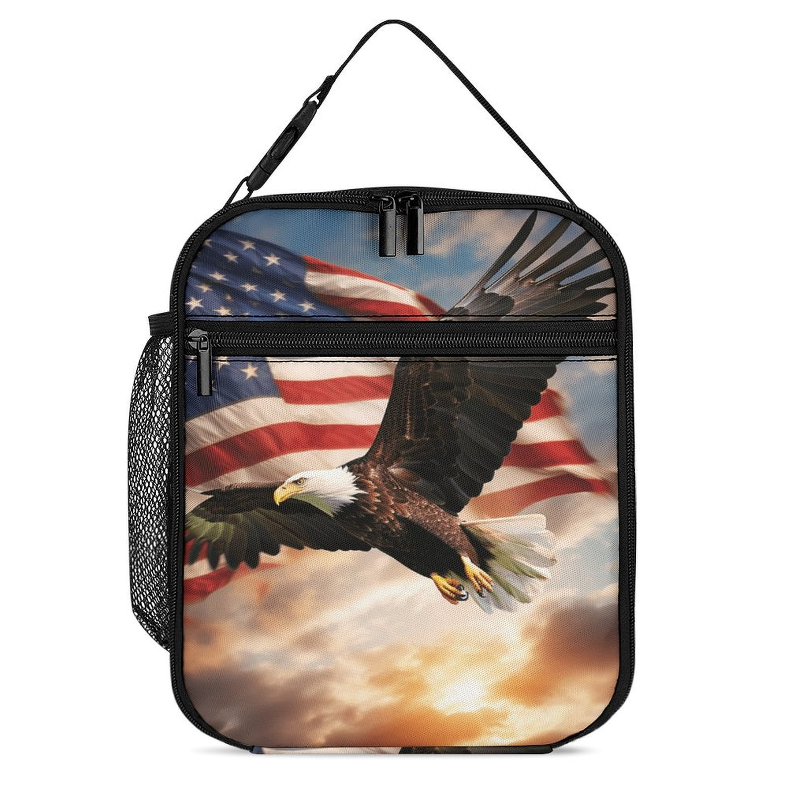 Eagle Lunch Bag Insulated Meal Bag Reusable Lunch Box Cooler Bag Food ...