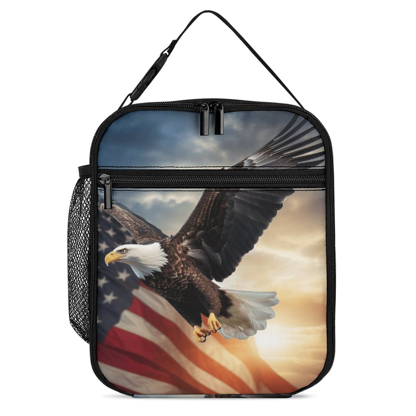 Eagle Lunch Bag Insulated Portable Lunch Box Tote Bags for Adults Men ...