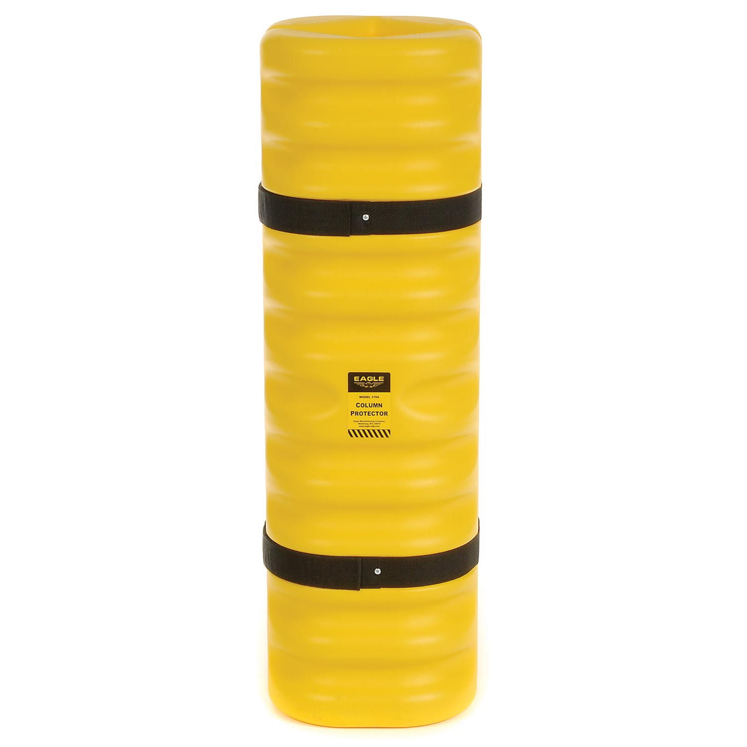 Narrow Column Protector, 4"- 6" Column Opening, 13"O.D. x 42"H, Yellow ...