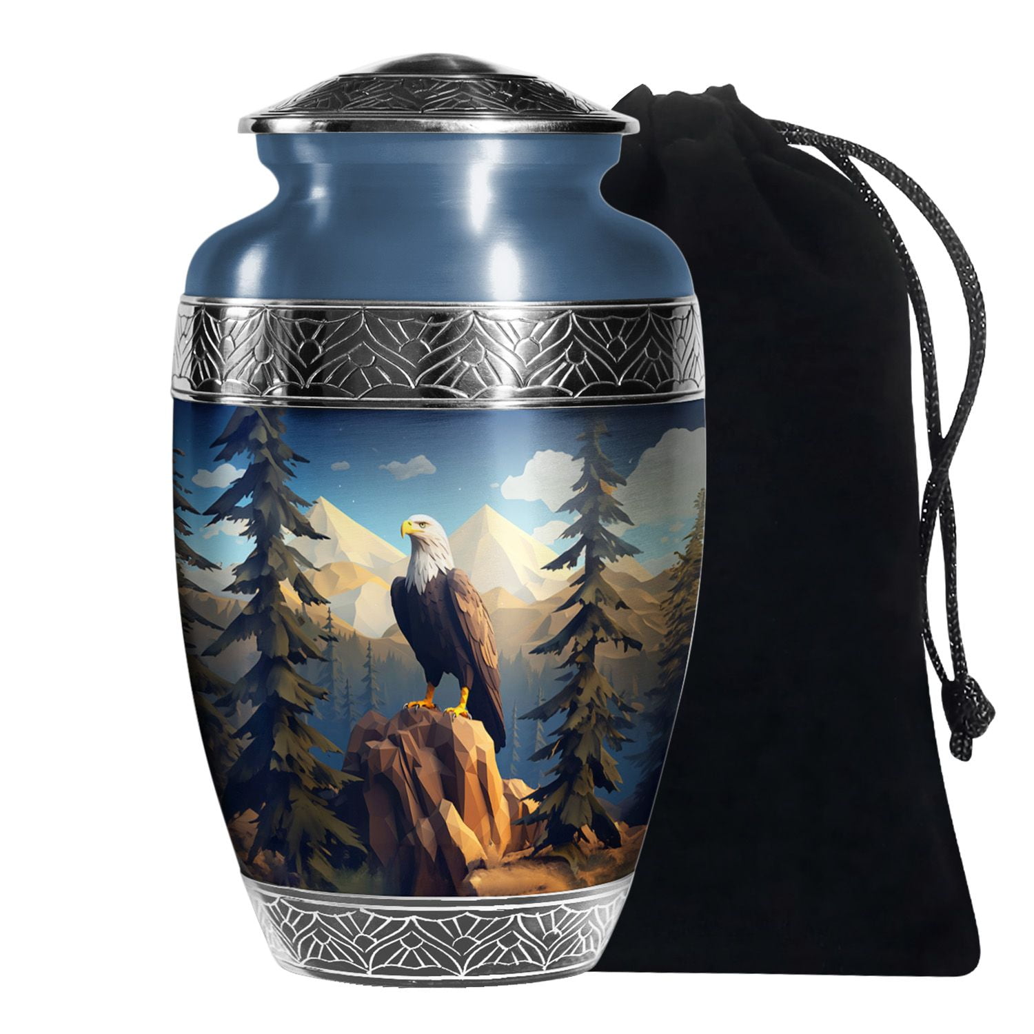 Eagle Memorial Urn For Father & Mother Burial Urns For Human Ashes 10 ...