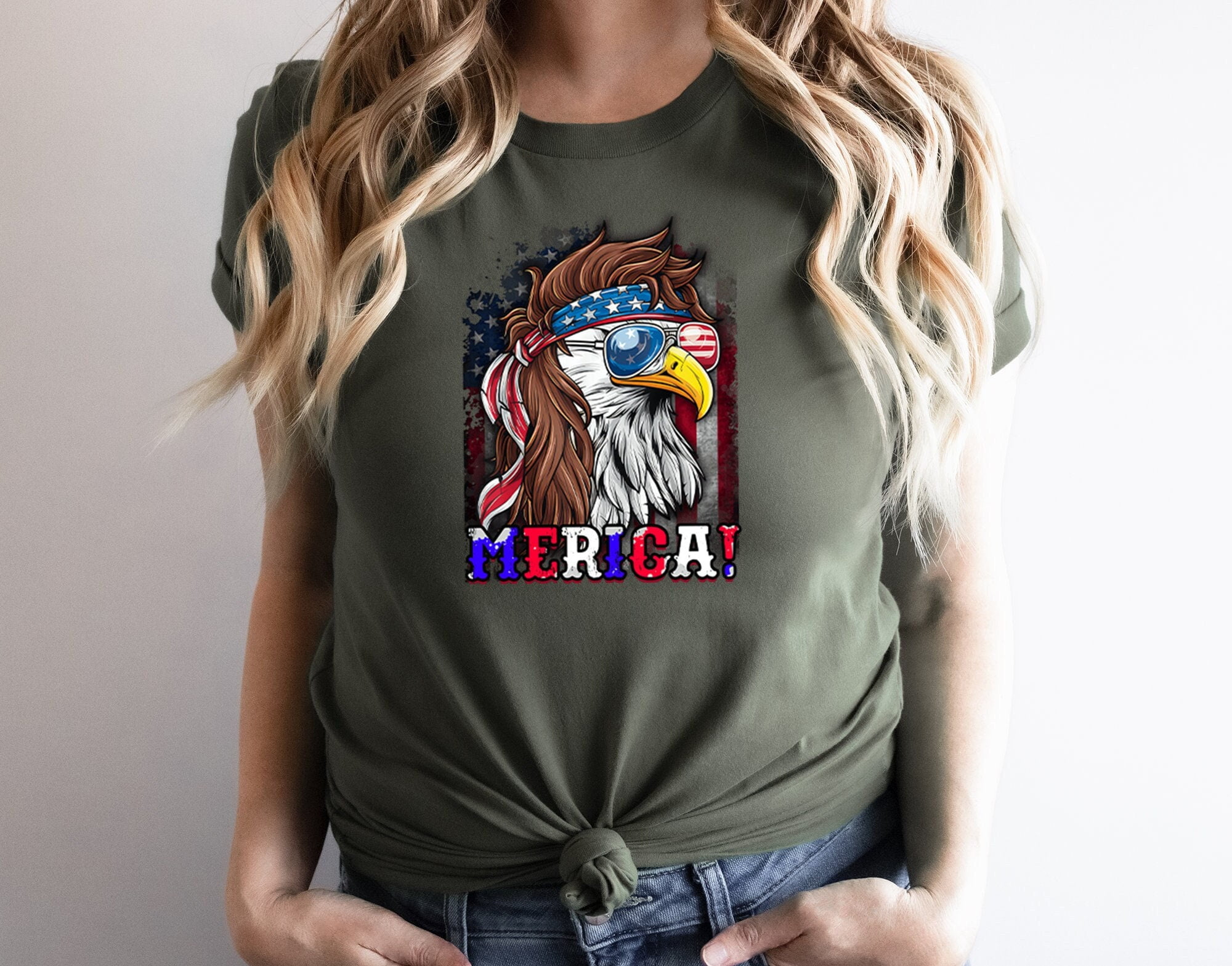 Eagle Merica Shirt, Merica Mullet Eagle Shirt, American Eagle, American ...
