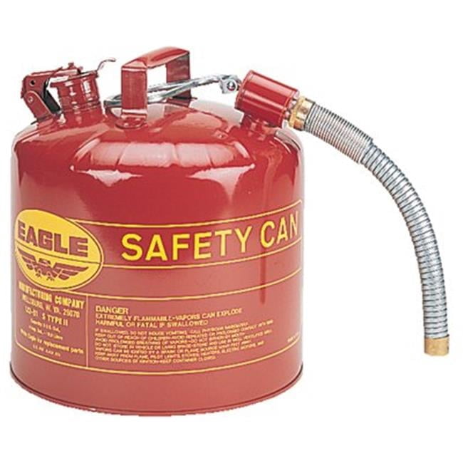 Eagle Mfg 5 Gal 12 Inch Flex Spout 1 Inchod Safety Can - Walmart.com