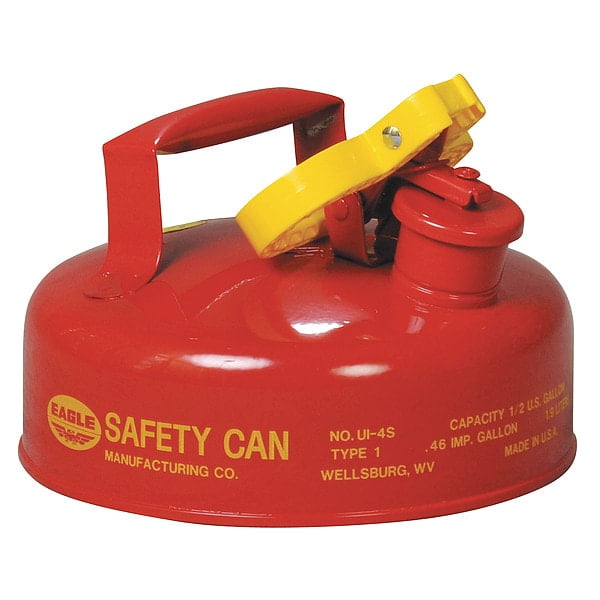 Eagle Mfg Type I Safety Can, Steel, Red UI4S - Walmart.com