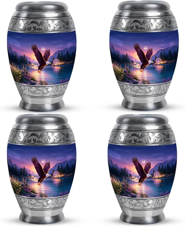 Eagle Mini Keepsake Urns For Human Ashes Small - Cremation Funeral ...
