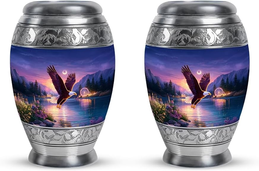 Eagle Mini Keepsake Urns - Memorial Urn Human Ash - Unique Burial Urns ...