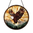 Eagle Mountain Stained Glass Style Acrylic Suncatcher Window Hanging ...