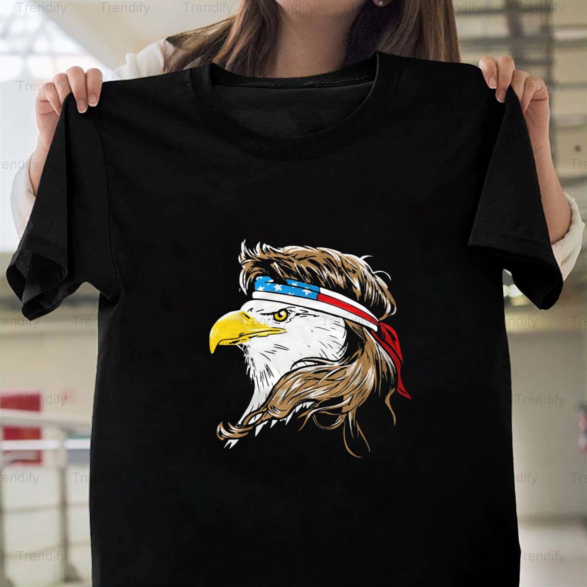 Eagle Mullet 4th Of July American Flag Merica Gift H11346 Unisex T ...