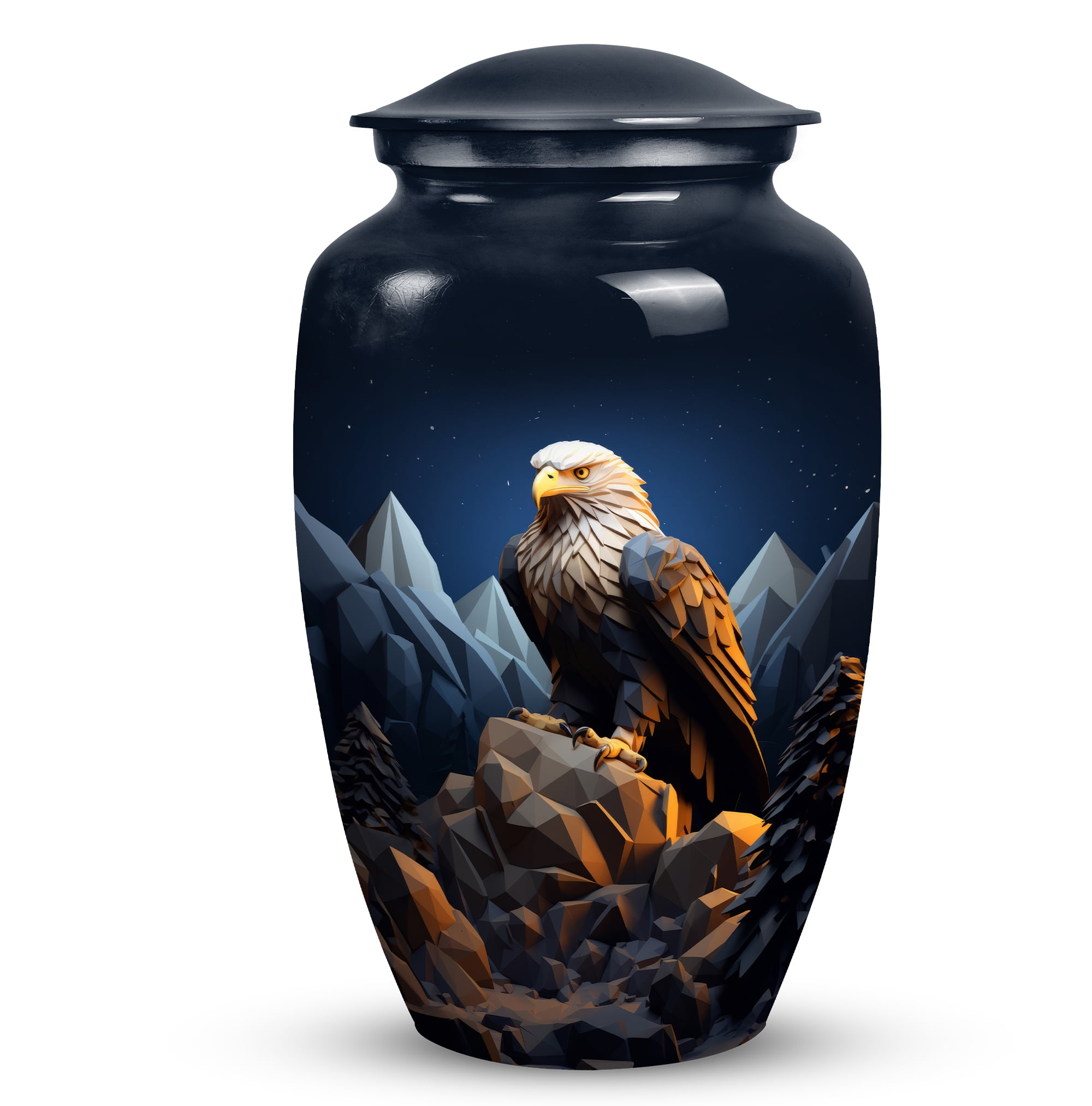 Eagle In Nature Large Urn For Adult Ashes - Funeral Cremation Urns For ...