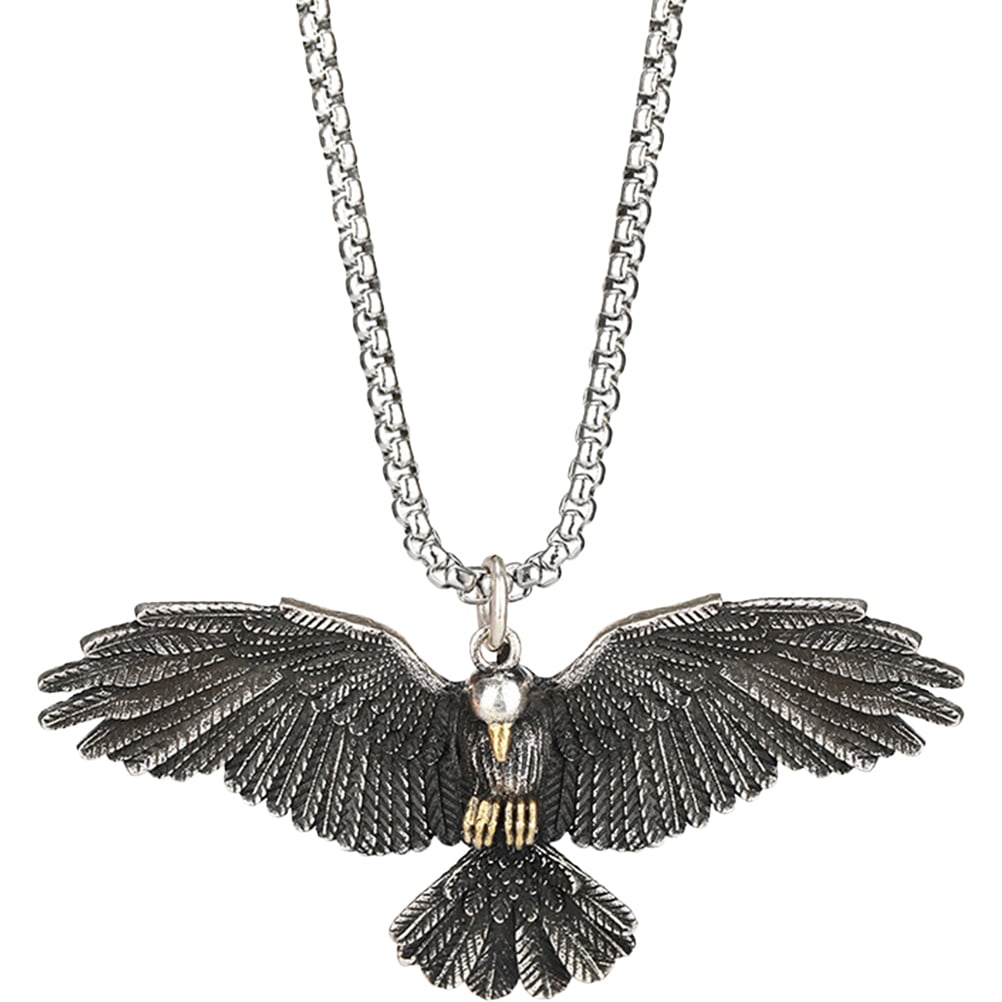 Eagle Necklace Gift Men Chain Pendant European and American Fathers Day ...