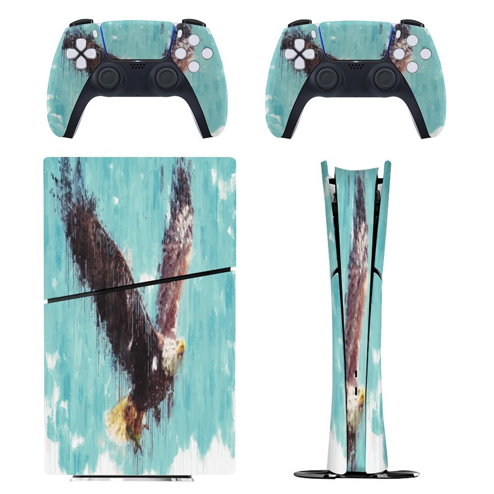 Eagle Painting PS5/PS5 Slim Digital Disc Skin Sticker For Console And ...