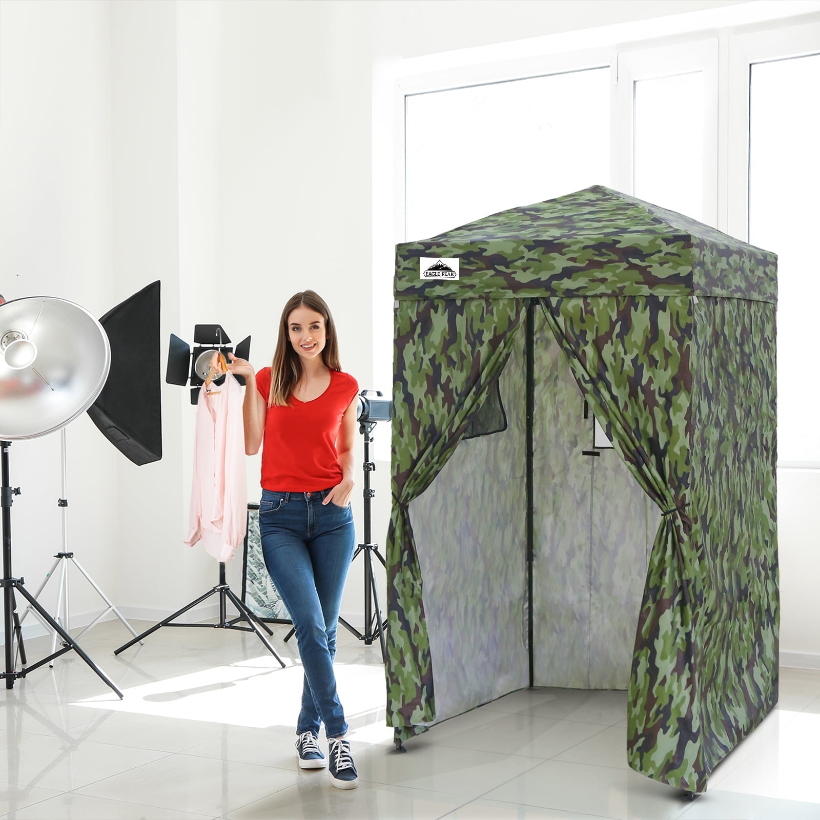 Eagle Peak 4 x 4 ft Camouflage Pop up Outdoor Canopies, Ultra Compact ...