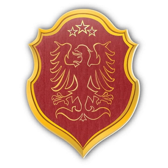 Eagle Shield Stars Heraldic Sticker Phone Decal Water Bottle Stickers ...