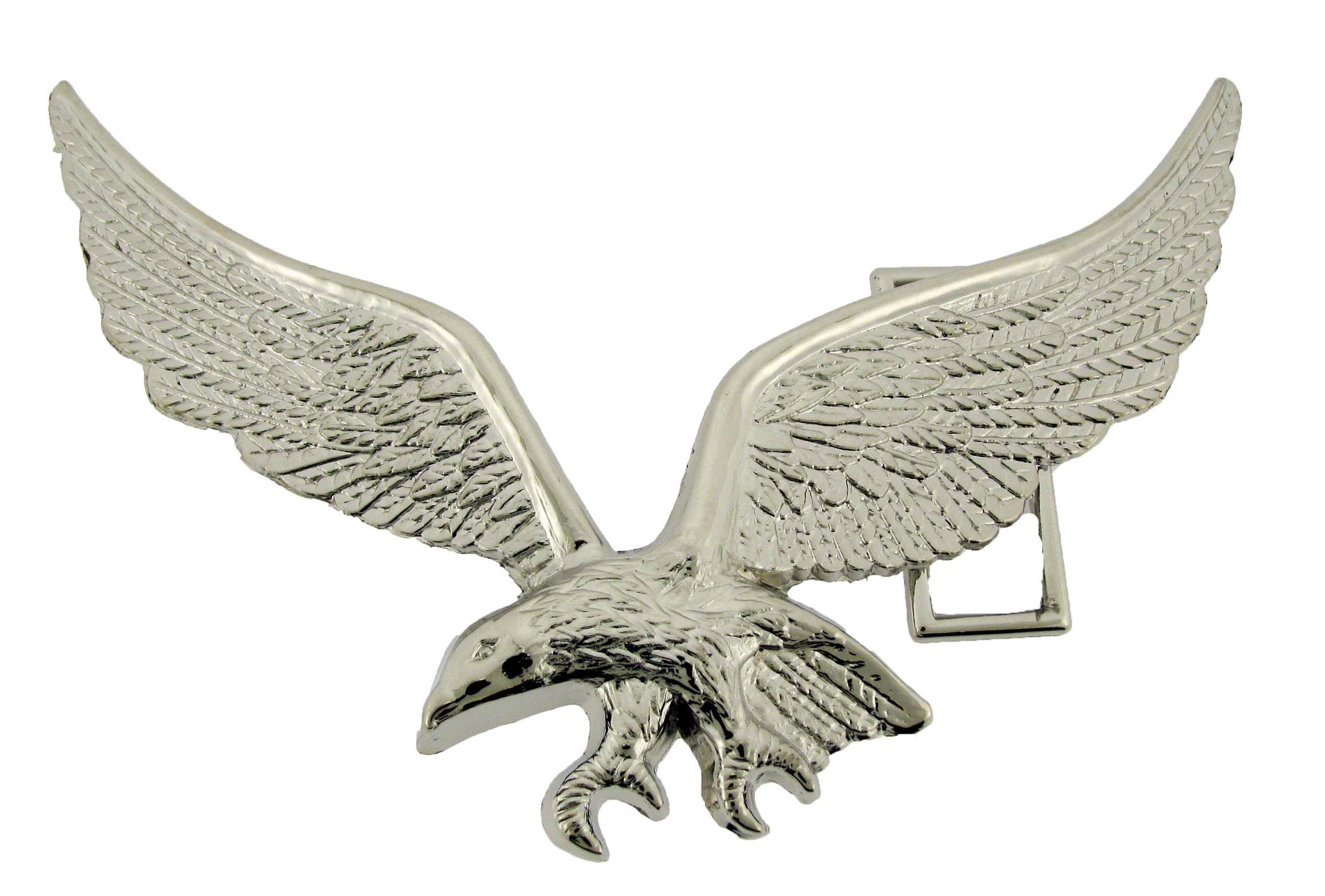 Eagle Silver Metal Sharp Edges Unisex Costume Belt Buckle New Fashion ...