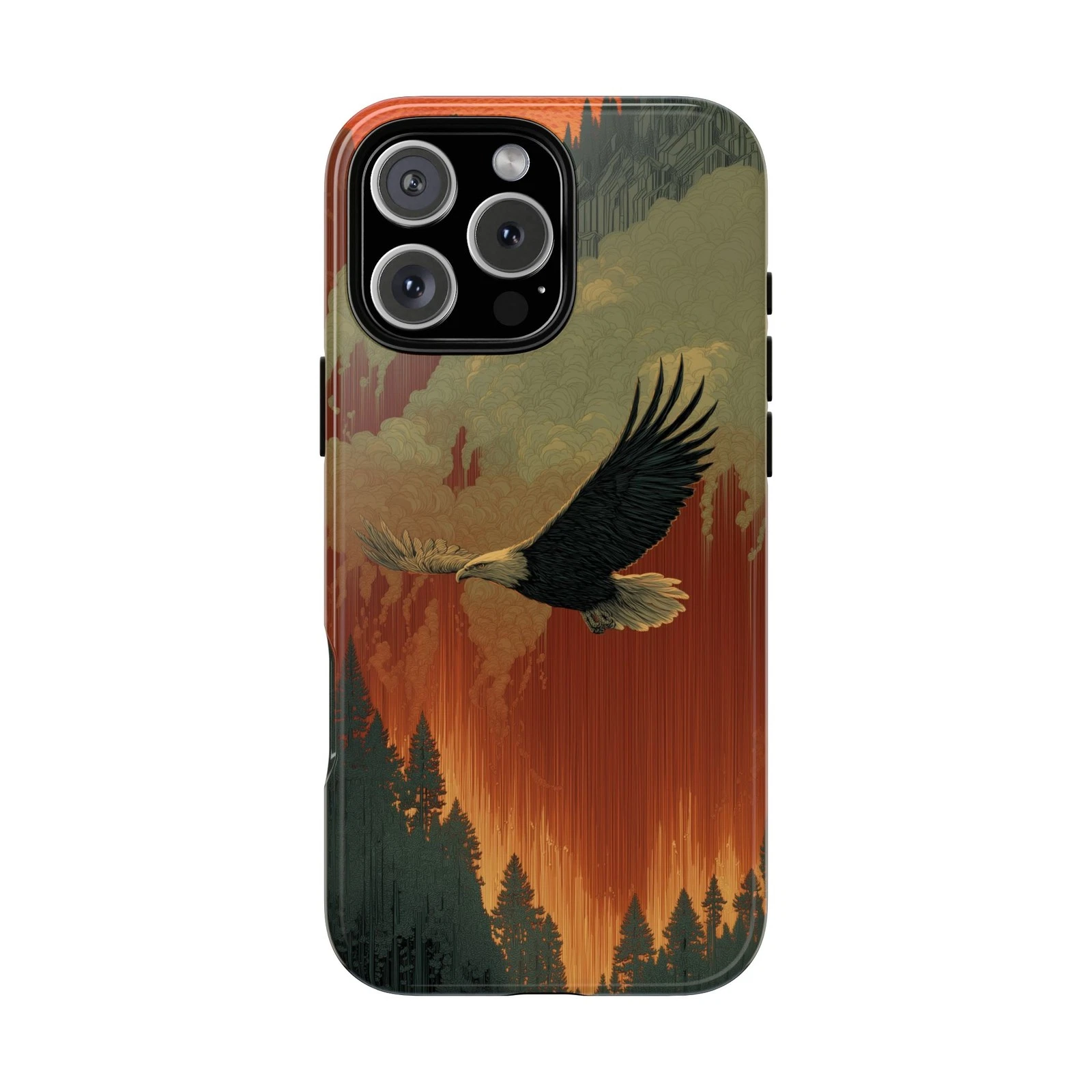 Eagle Soaring Wilderness Sunset Protective Case for iPhone 11 up to 17 Pro Max - Walmart.com
