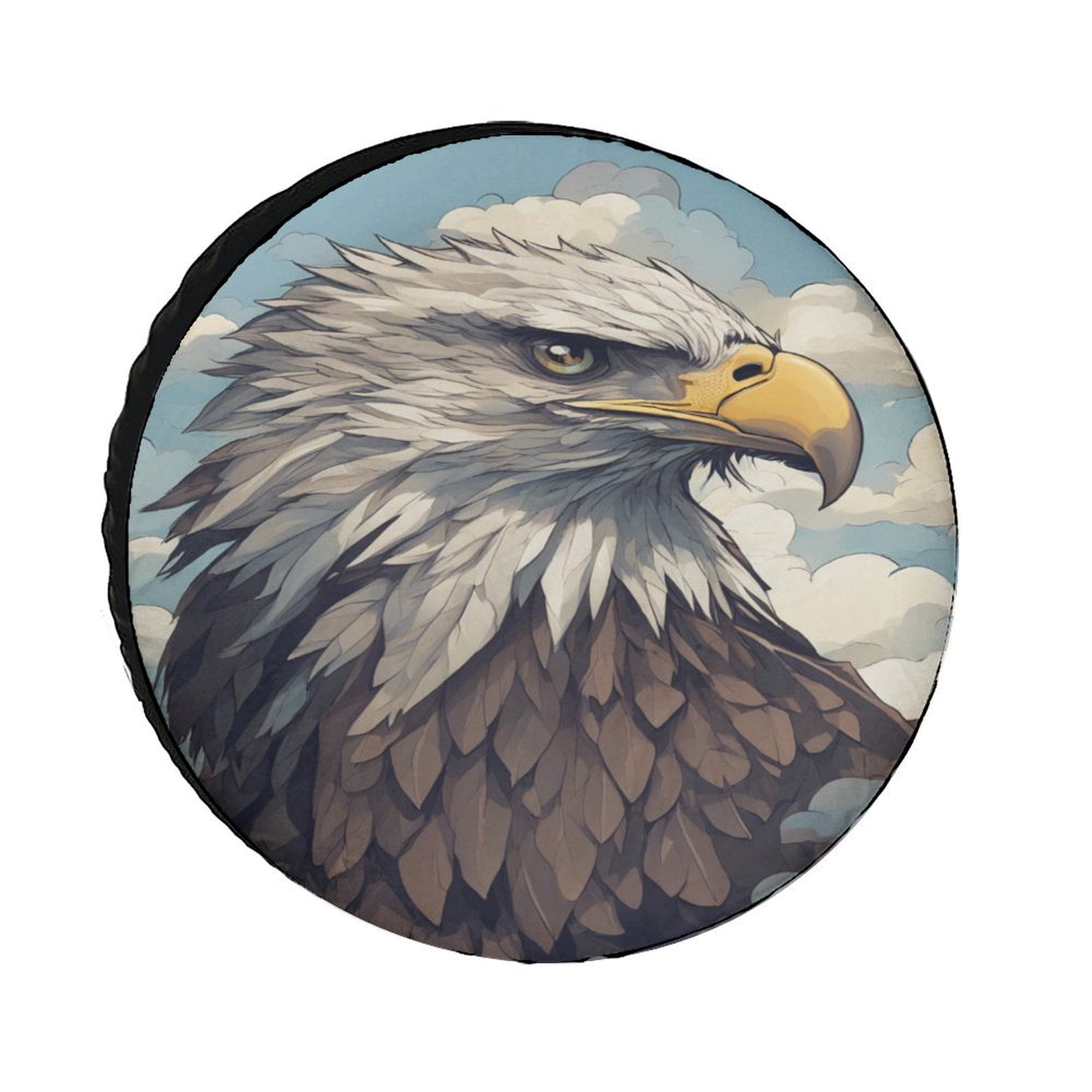 Eagle Spare Tire Cover Dust-Proof Wheel Tire Cover Fit Trailer SUV And ...