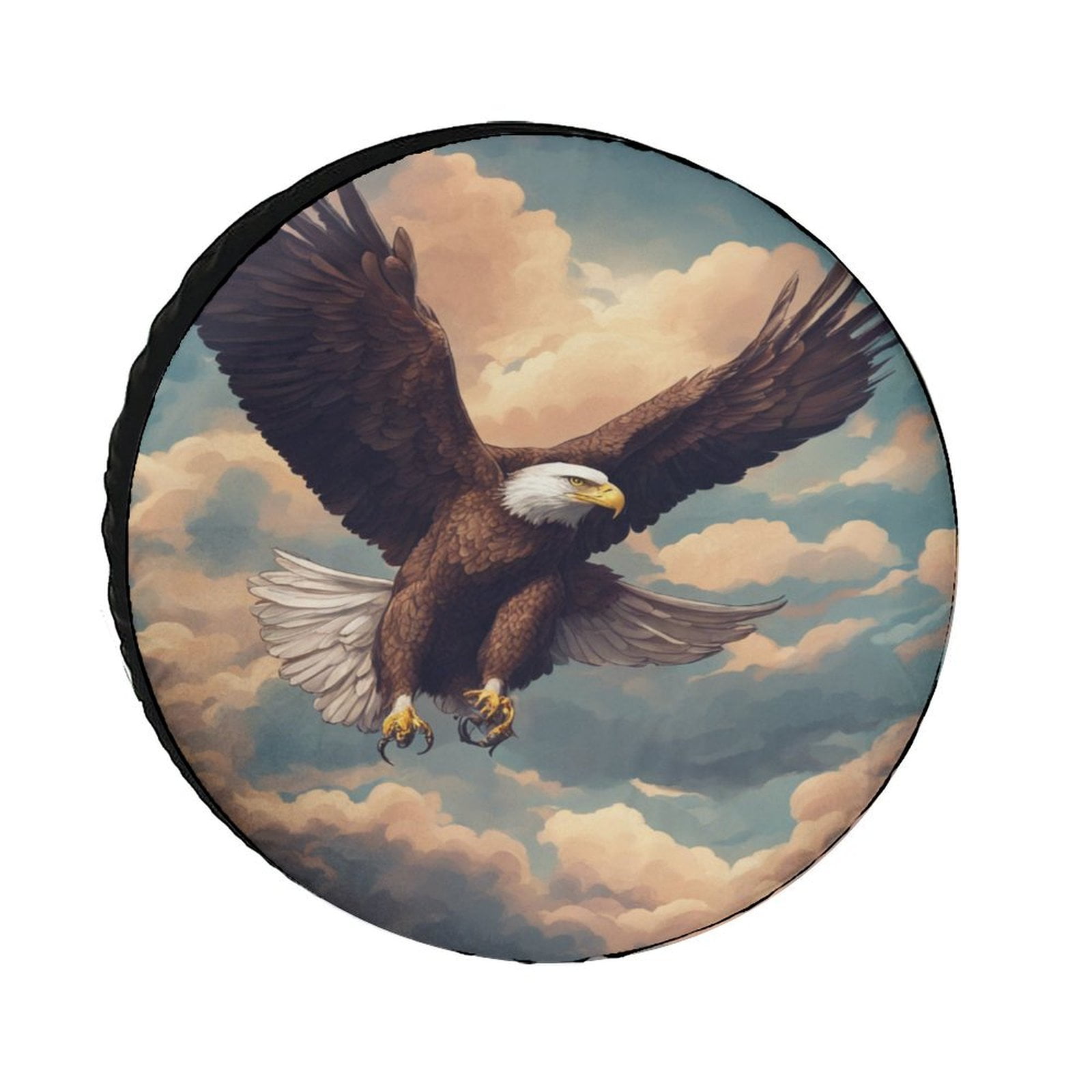 Eagle Spare Tire Cover Dust-Proof Wheel Tire Cover Fit Trailer SUV And ...