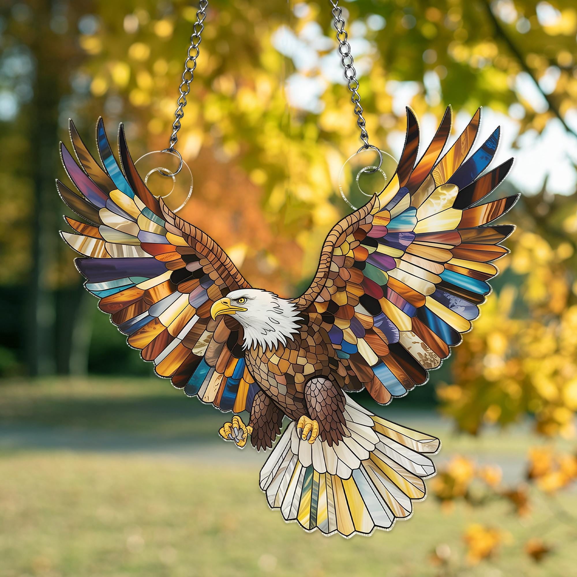 Eagle Suncatcher, Eagle Sun Catcher Hanging Sign, Bald Eagle Window ...