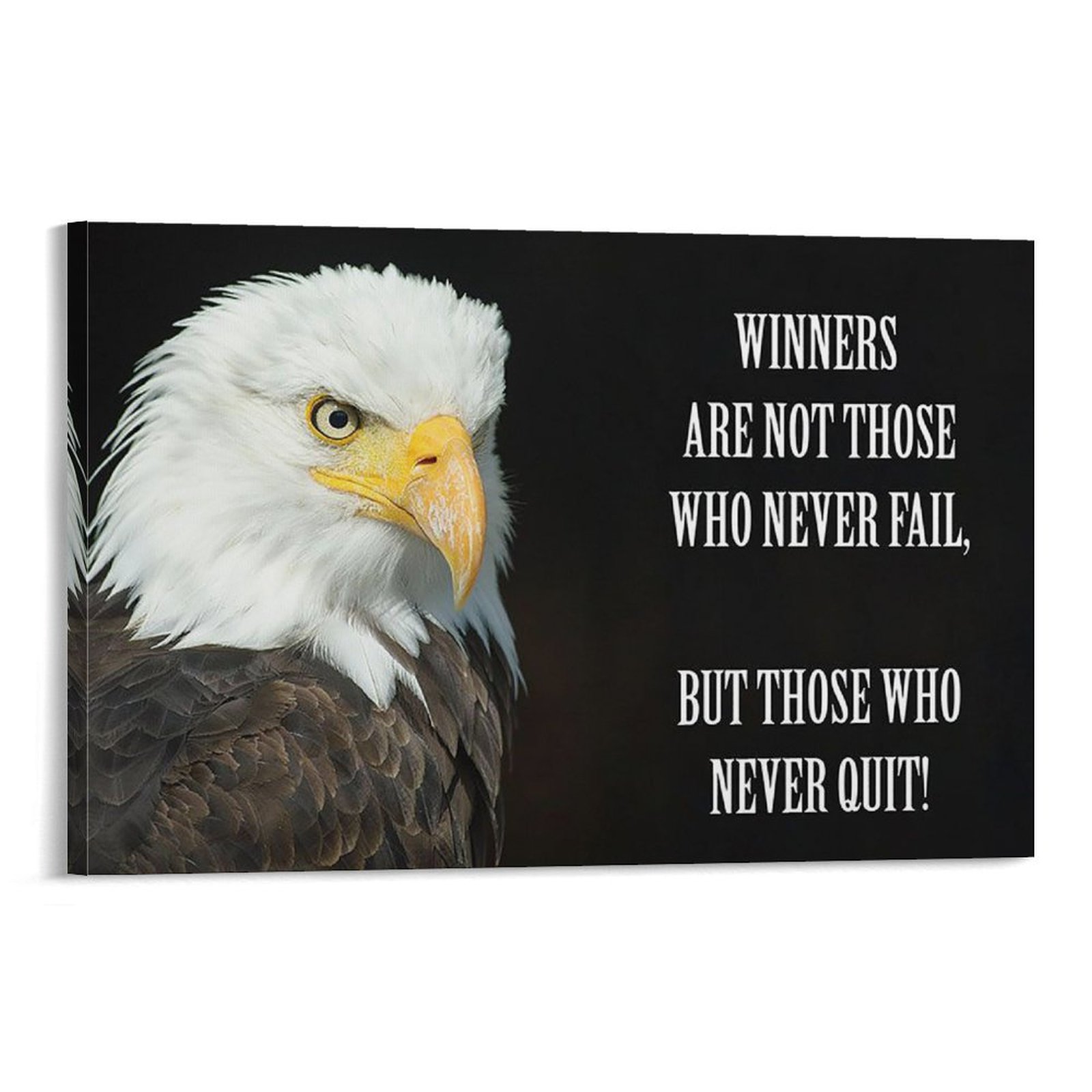 Eagle Theme Motivational Inspirational Positive Quote Winners Are Not ...