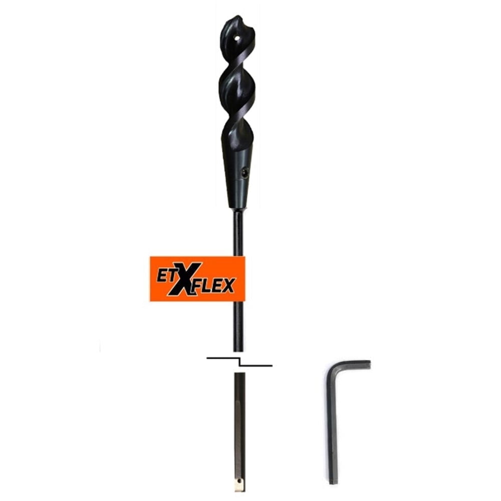 Eagle Tool US ETD75054 X Flex Dirt Auger, 3/4-inch Head with 54-inch by ...