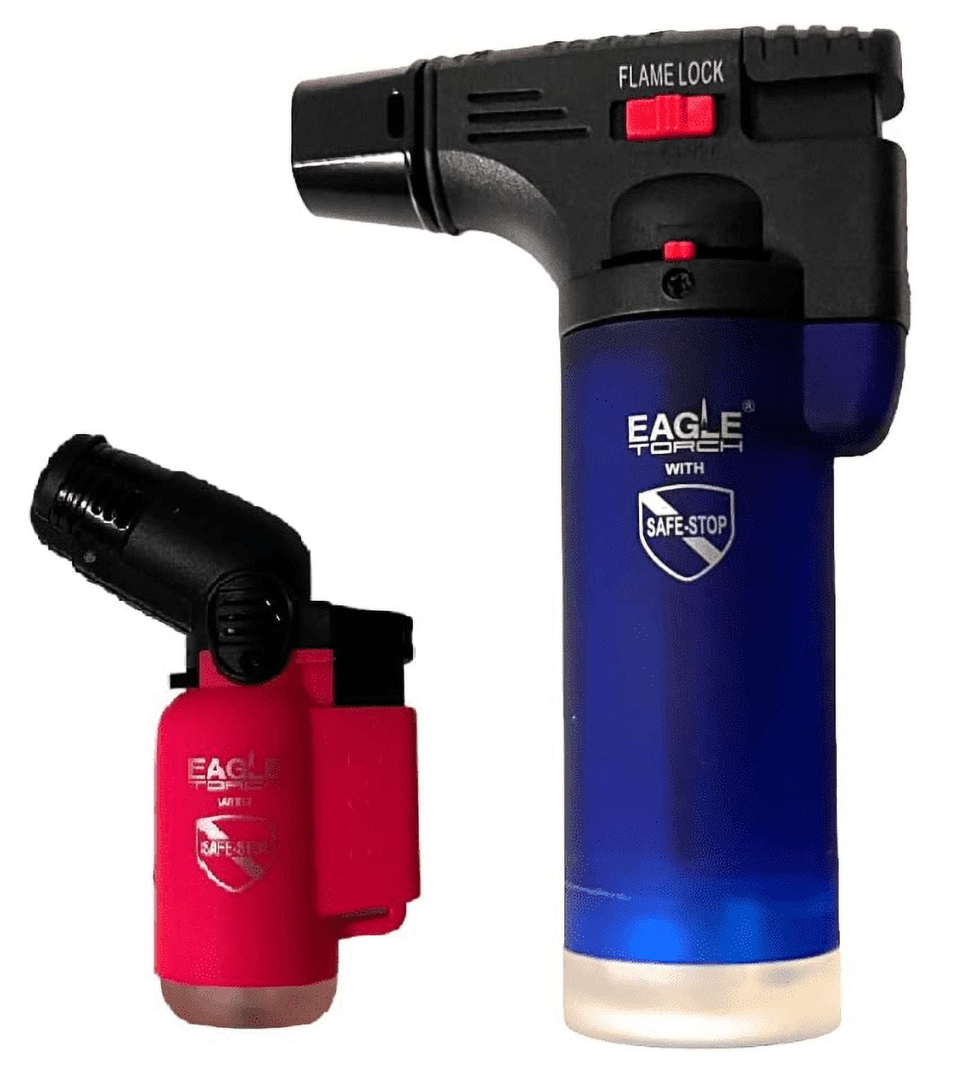 Eagle Torch Lighter Windproof Refillable Lighter 1 Small Torch 1 Gun