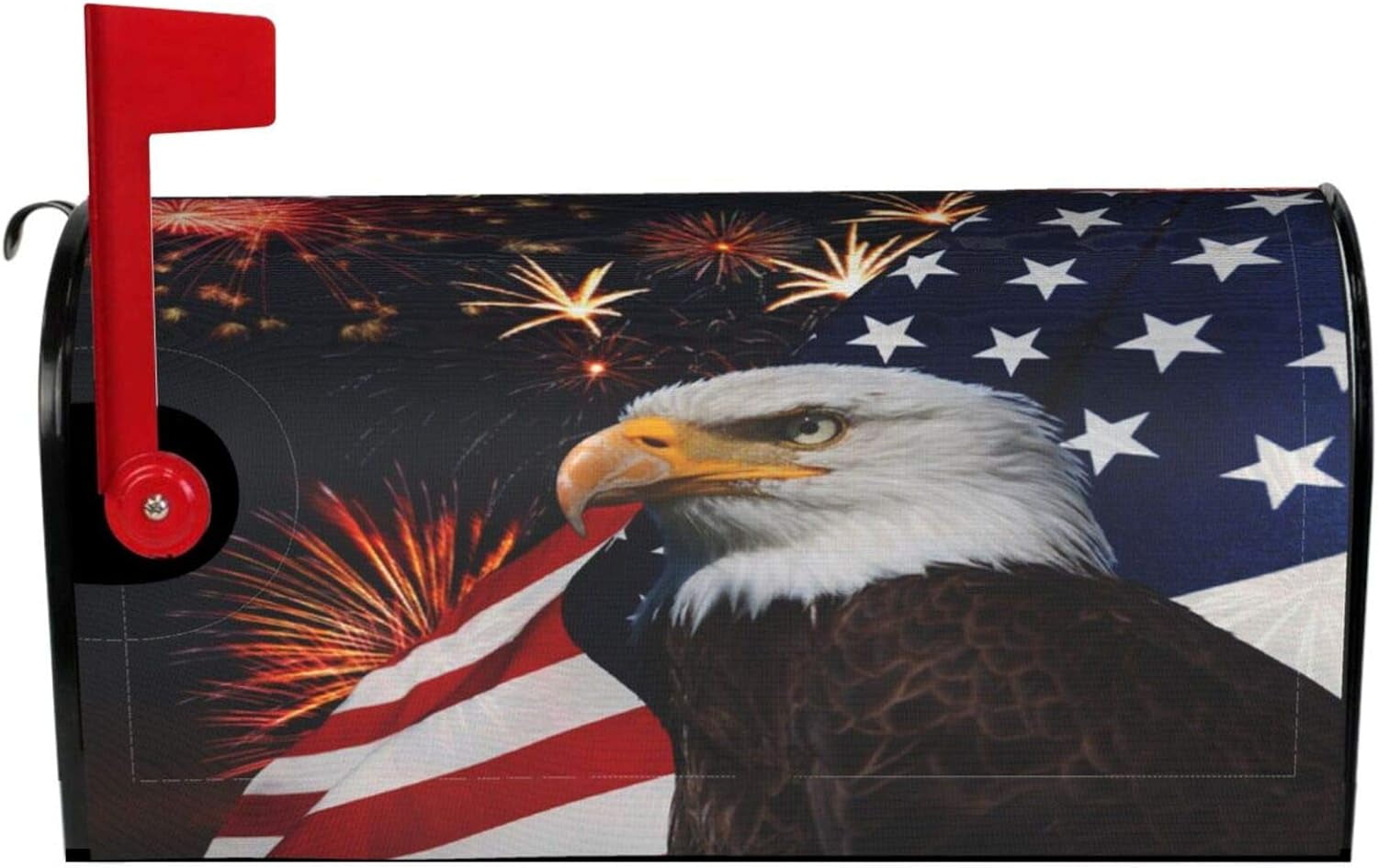 Eagle and USA American Flag Mailbox Cover Magnetic Custom Patriotic ...