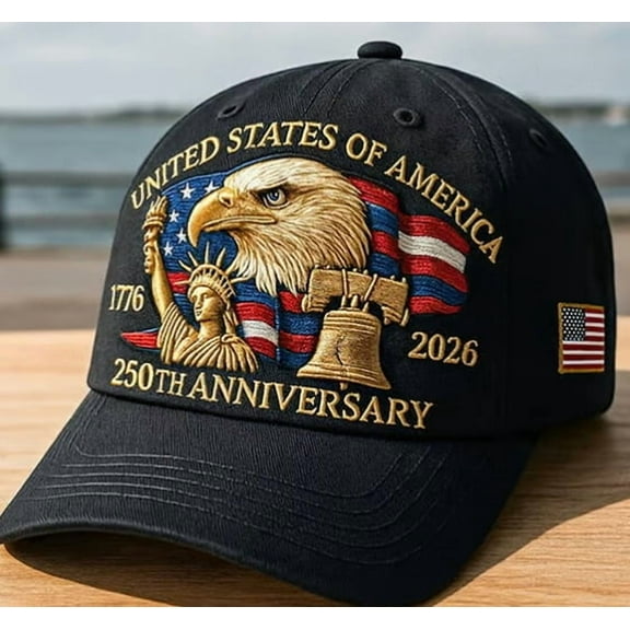 Eagle & Liberty – United States 250th Anniversary Hat, 2026 Adjustable ...