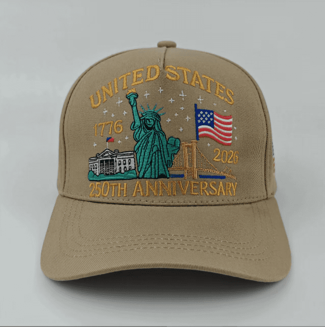 Eagle - United States 250th Anniversary Hat, Embroidered American Bald ...