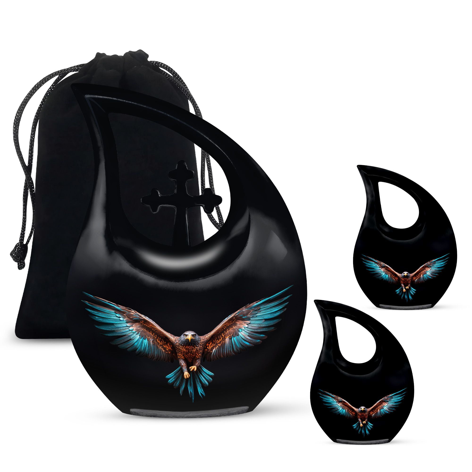 Eagle Urn - Memorial Cremation Urns - Urn For Ashes Adult Male - Ash ...