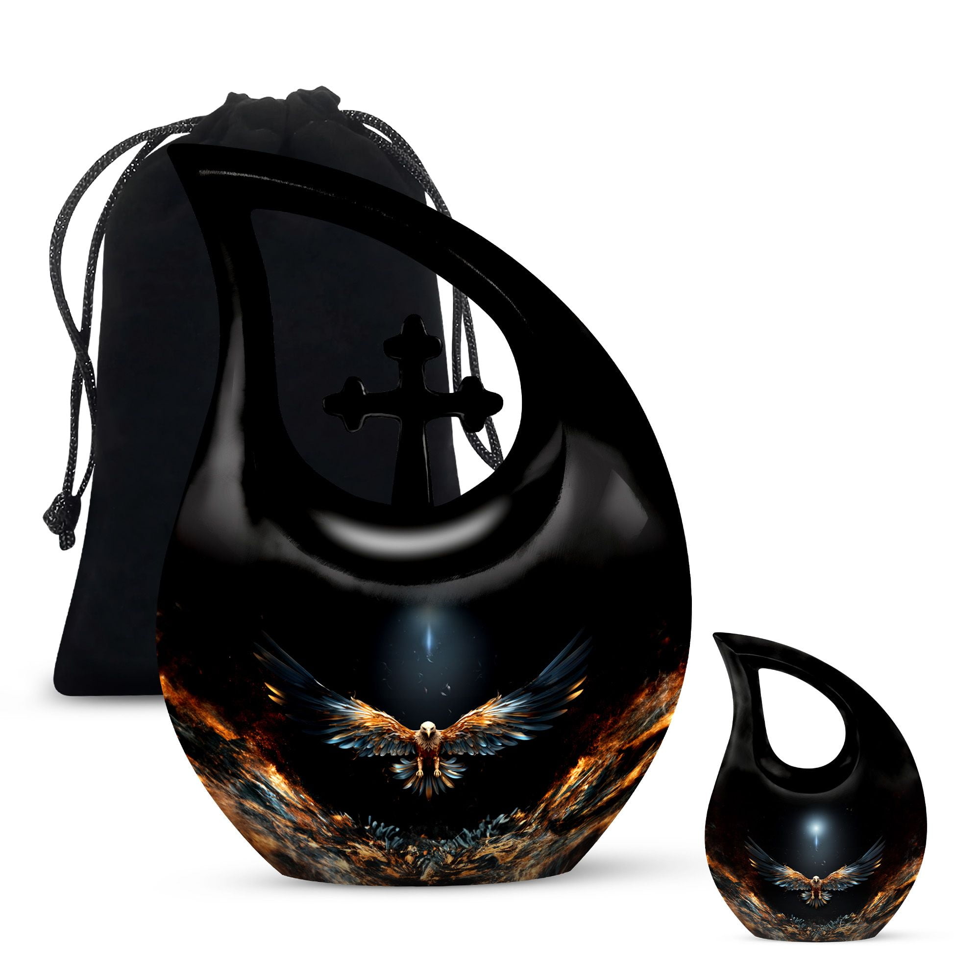 Eagle Urn - Small Urn For Human Ashes - Urns For Human Ashes Adult ...