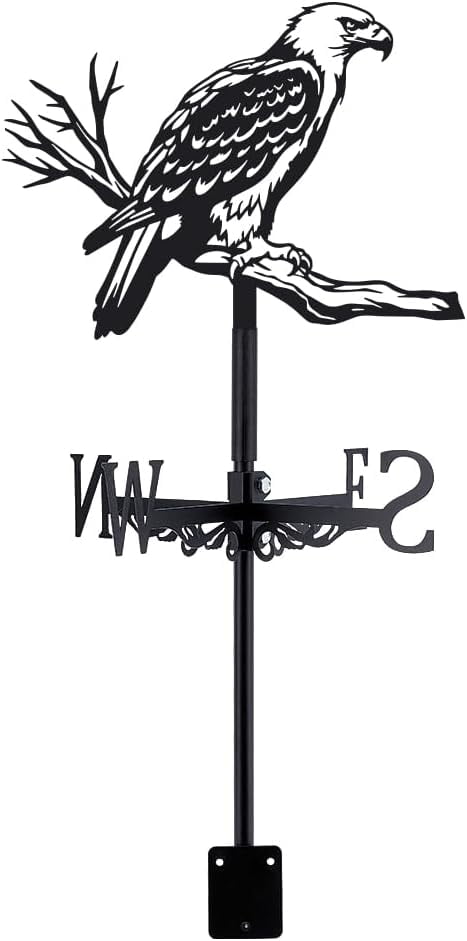 Eagle Weather Vane Eagle on Branches Metal Weathervane Wind Vanes ...