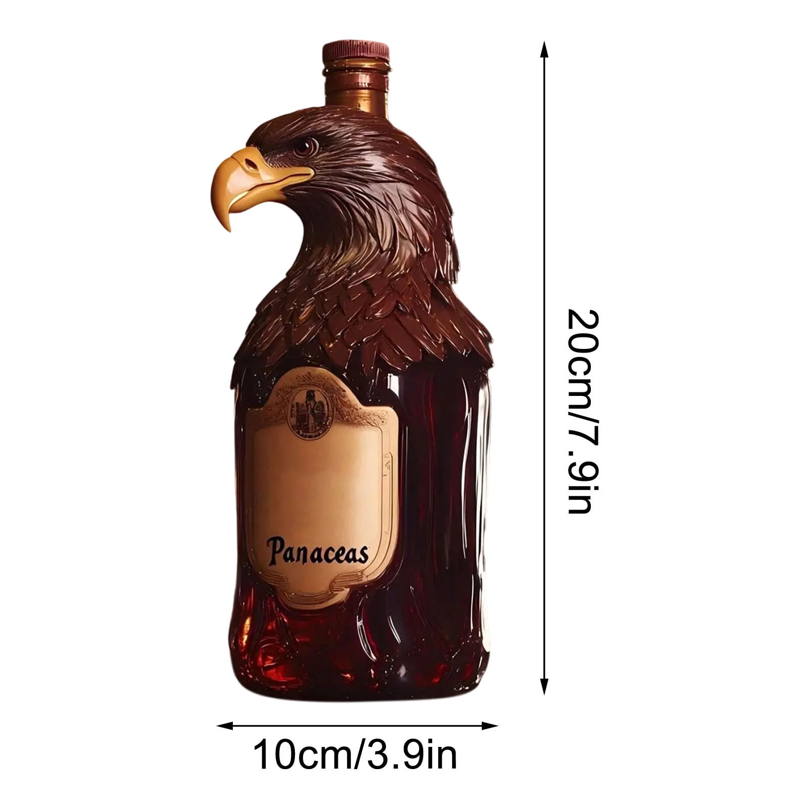 Eagle Whiskey Bottle, Unique Whiskey Eagle Glass Decanter, Glass Whiskey Decanter Eagle Statue ...