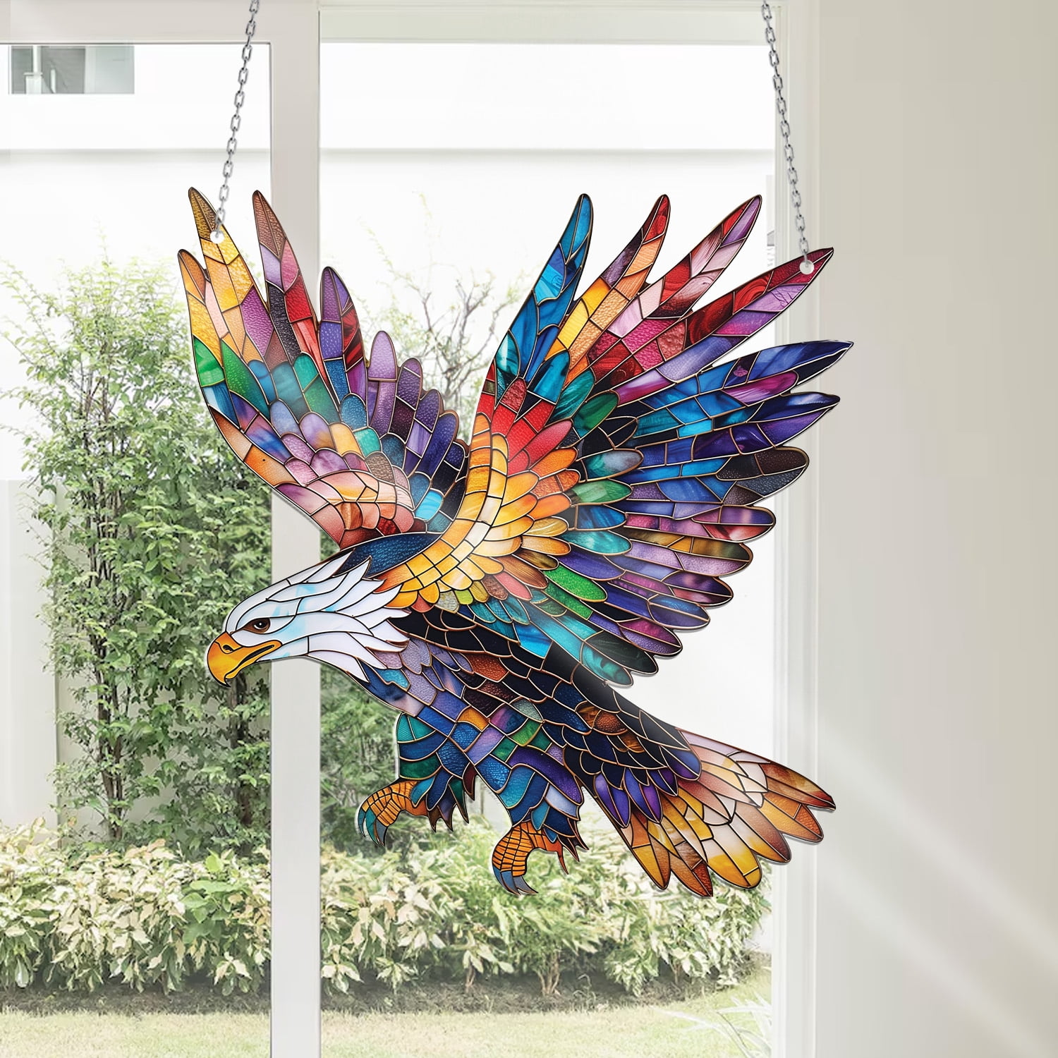 Eagle Window Hanging, Eagle Decorative Art, Eagle Home Decor, Father's ...
