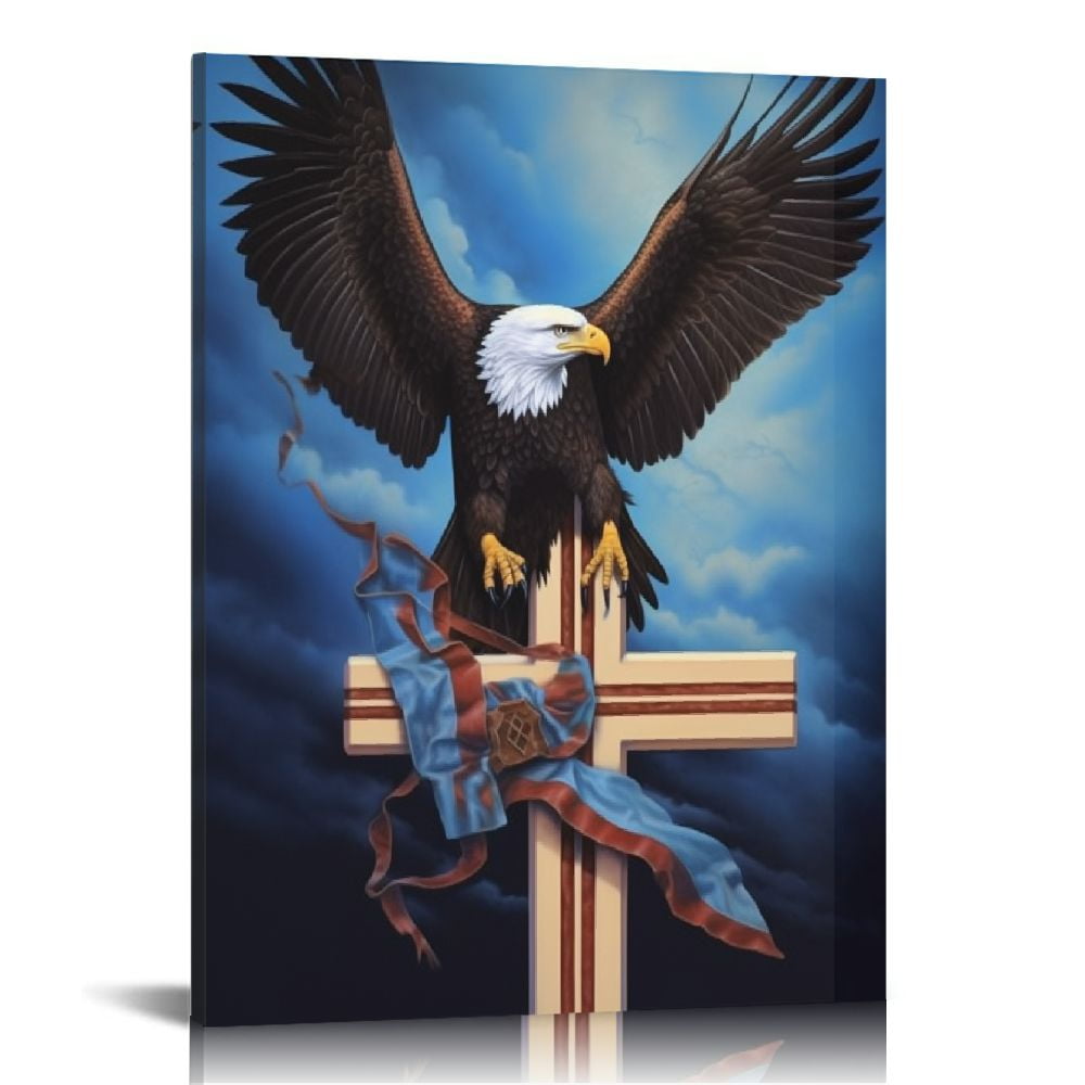 Eagle by Geno Peoples,Canvas Wall Art - Walmart.com