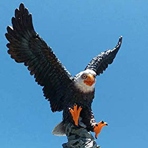 Eagle in Flight Flagpole Topper Finial Ball - Hand Painted Realistic ...