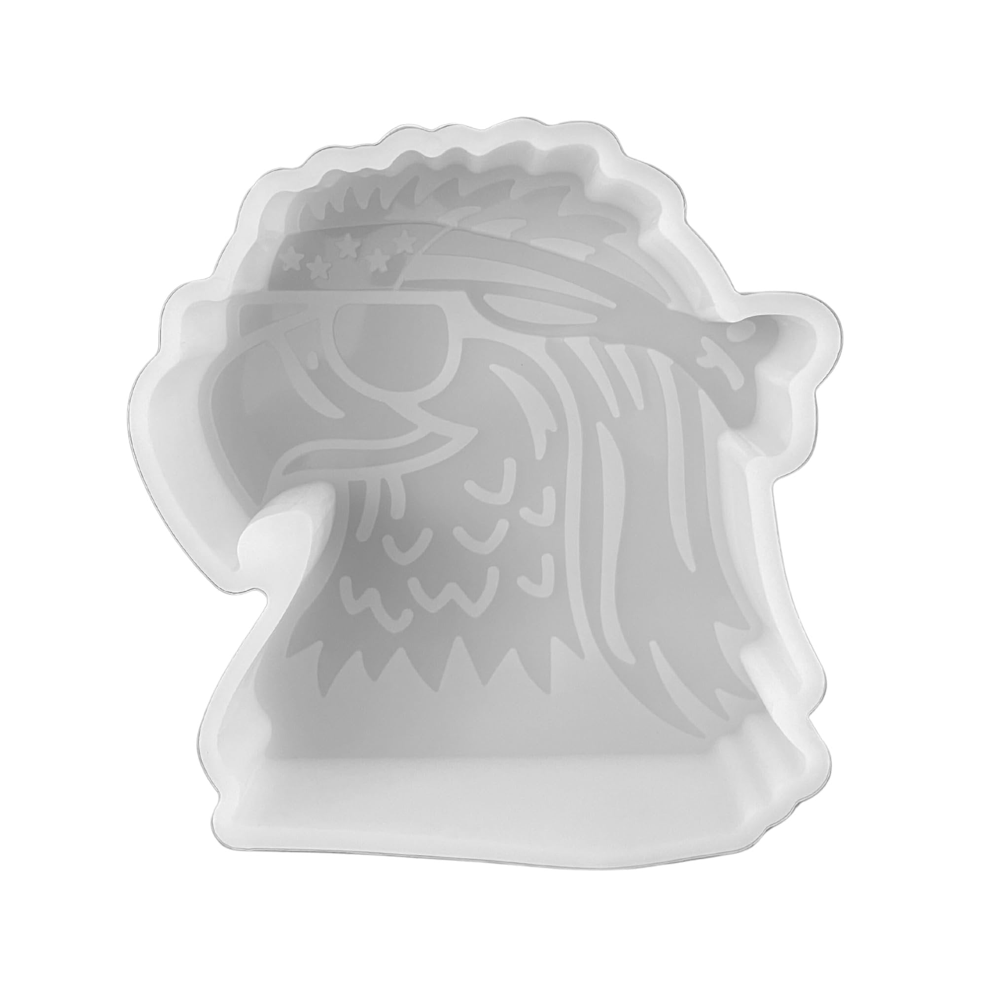 Eagle with American Flag Bandana Silicone Car Freshie Mold 3.9x4.2x0.8 ...