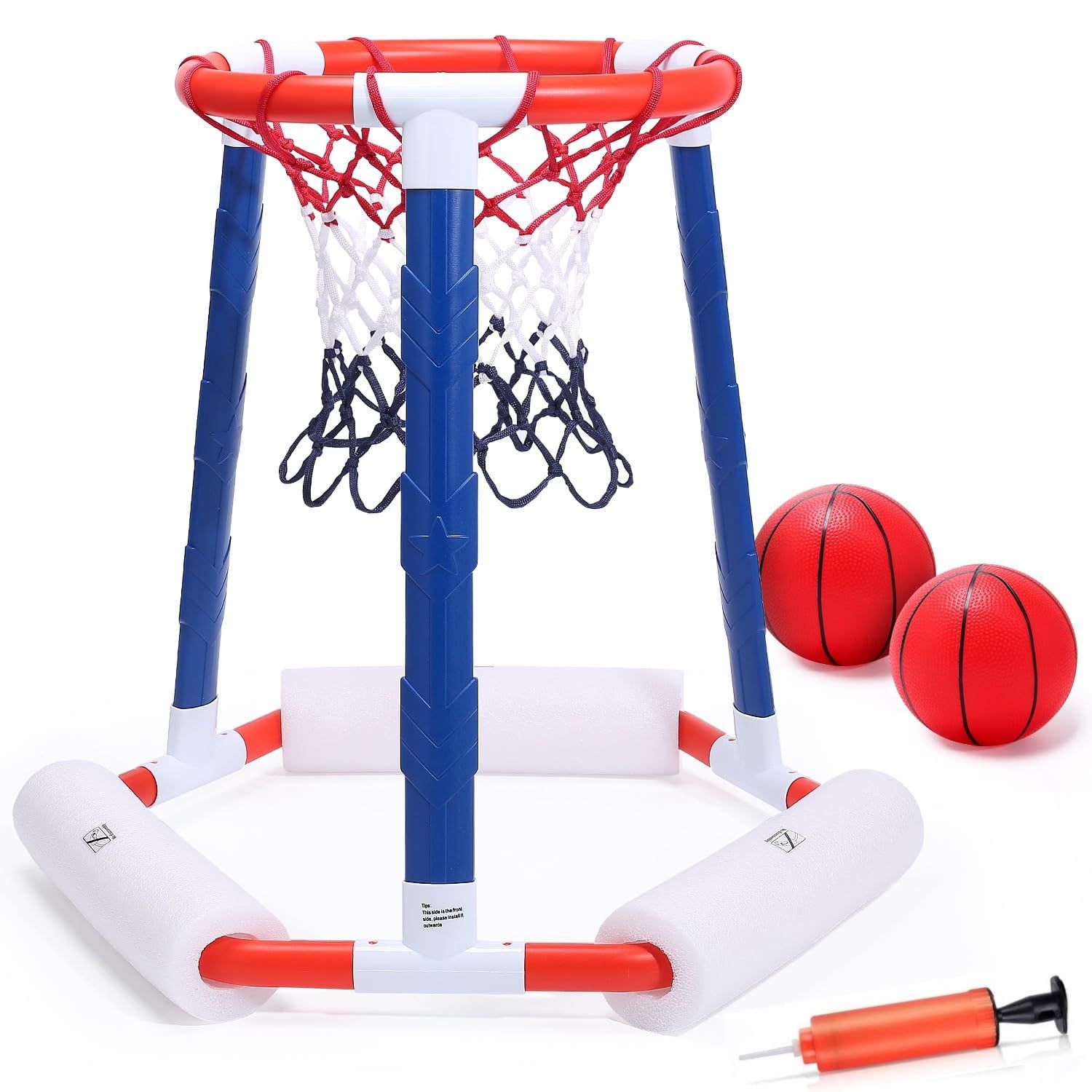 EagleStone Pool Basketball Hoop, Floating Inflatbale Pool Basketball ...