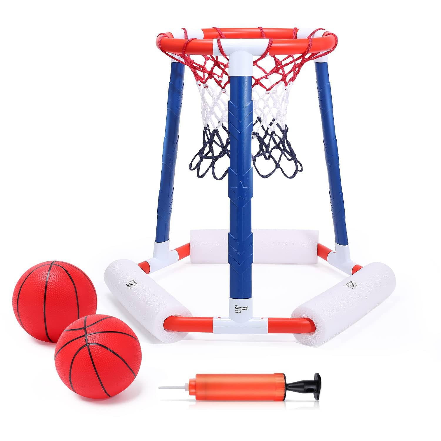 EagleStone Pool Basketball Toys, Floating Basketball Hoop for Pool Game ...