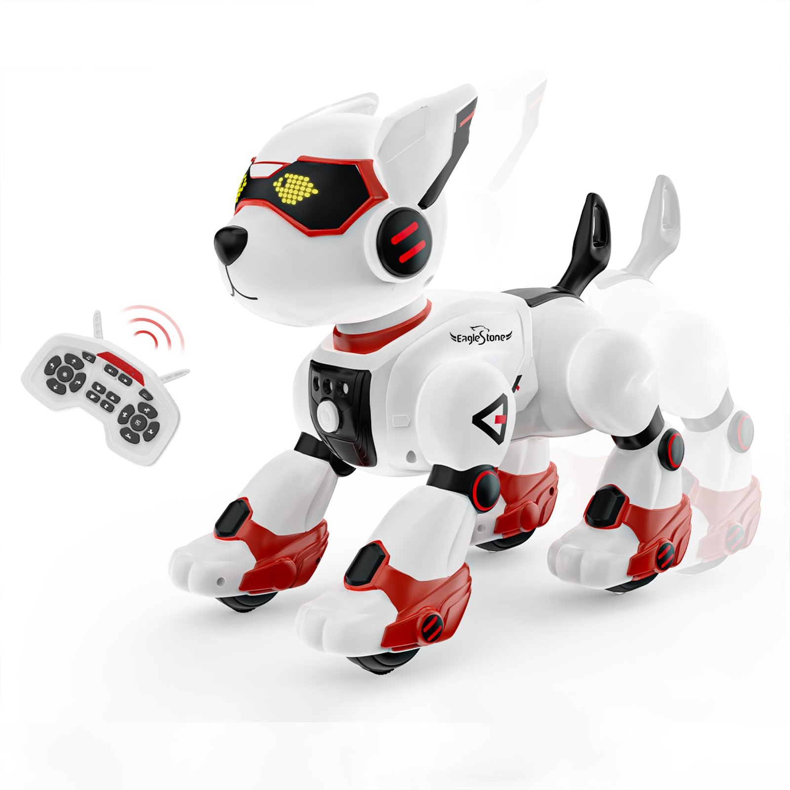 EagleStone Smart Robot Dog Toy for Kids, Remote Control Programmable ...