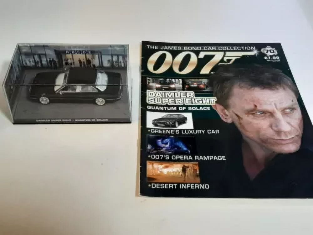 Eaglemoss James Bond 1:43 Die Cast Car - 70 Daimler Super Eight - Quantum of So Parts - Walmart.com